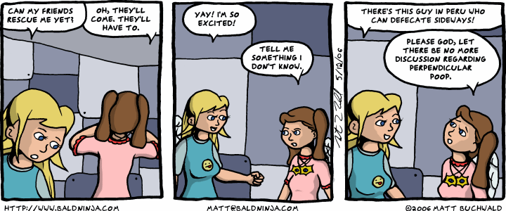 Fodi at baldninja.com :: Comics :: Tangential Conversation